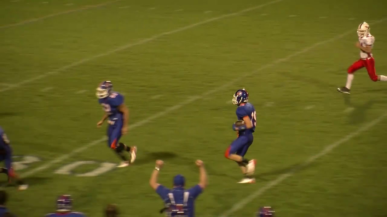 Amazing High School Punt Return For Game Winning Touchdown - YouTube