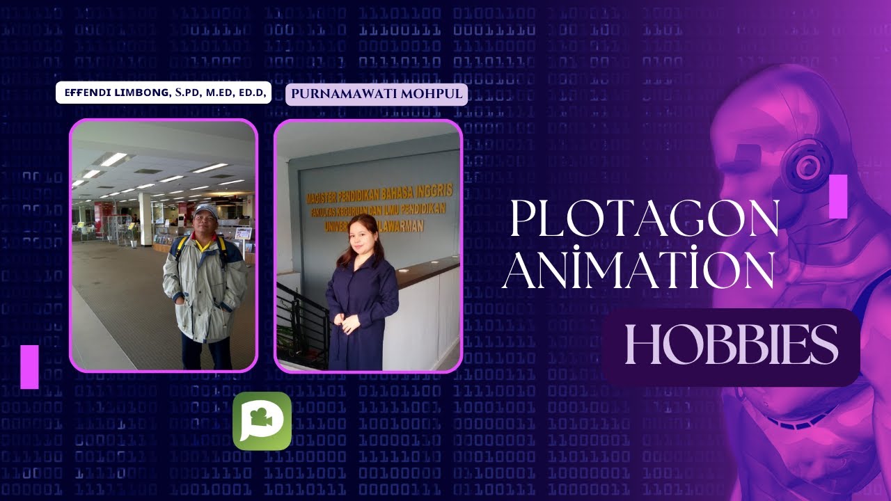 Plotagon dialogue talking about hobbies - YouTube