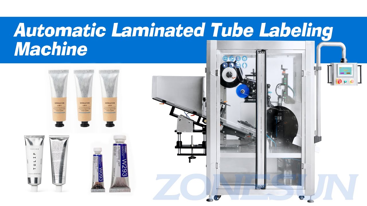 How To Use Automatic Laminated Tube Labeling Machine? - YouTube