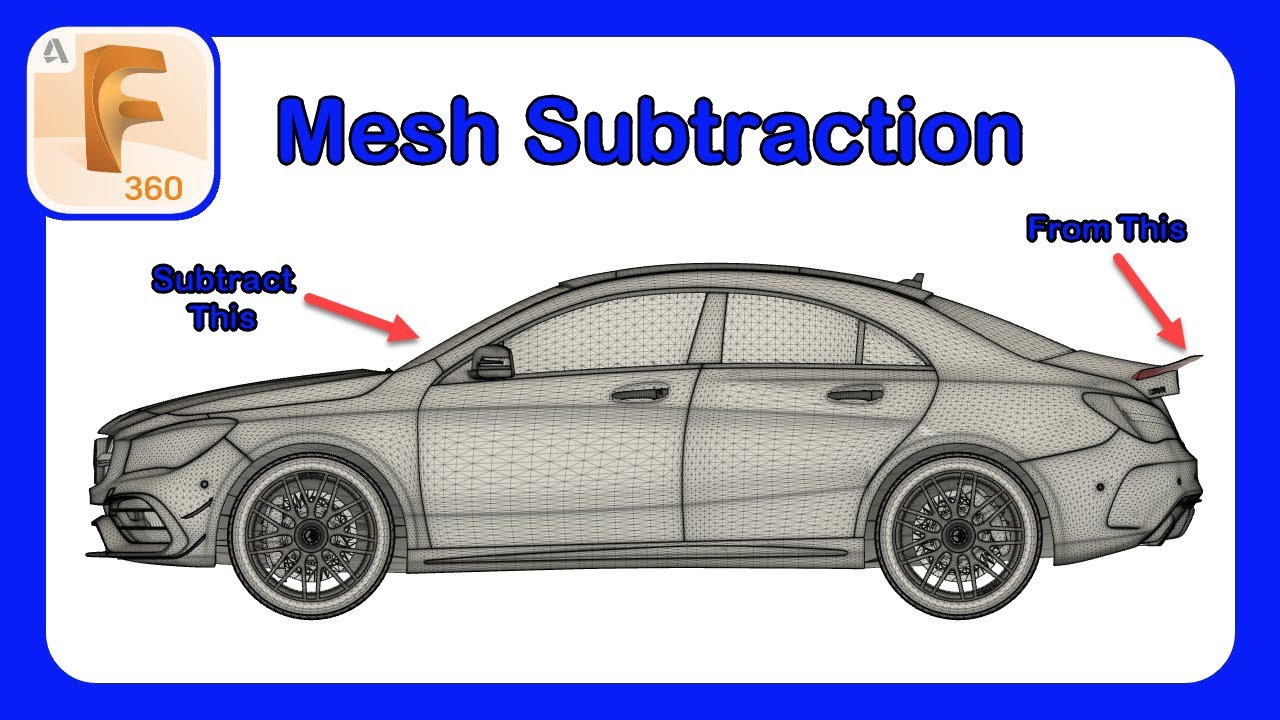 How To Use Mesh Combine - Removing a Mesh Car Body from a Mesh AMG ...