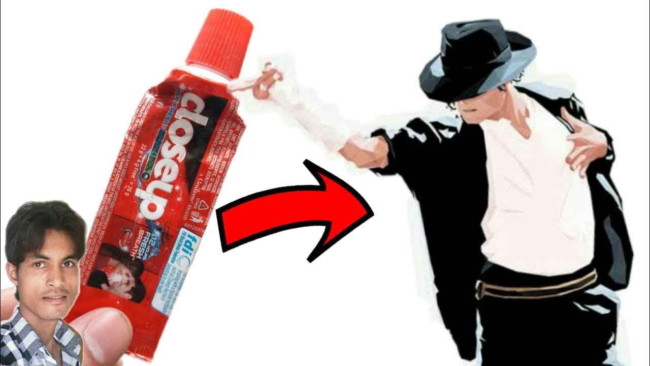 Michael Jackson create by toothpaste | Michael Jackson dance | Origami ...