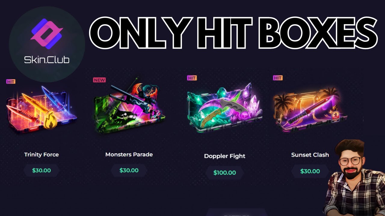 Unboxing Only HIT CS2 BOXES on SKIN.CLUB - YouTube