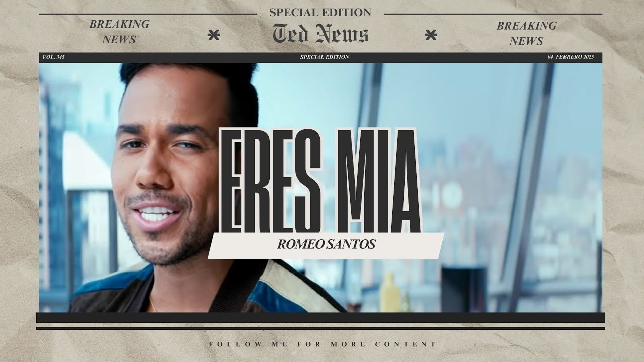 Romeo Santos - Eres Mía (Letra/Lyrics) - YouTube