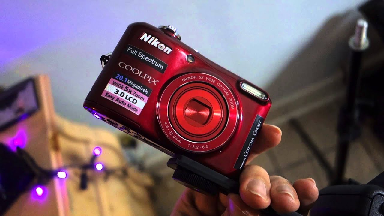 Gotcha ghost Nikon Full SPectrum Ghost camera - YouTube