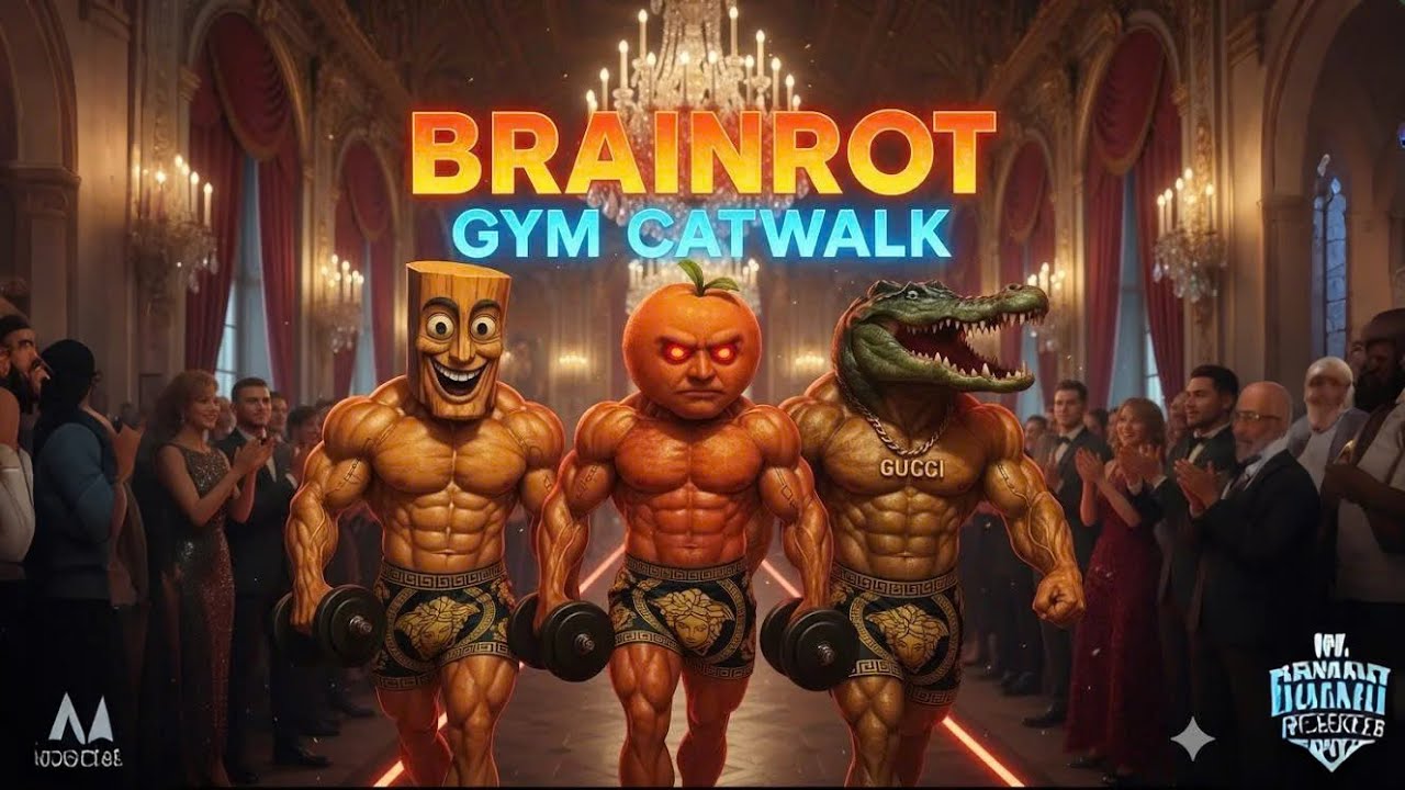 BRAINROT GYM CATWALK SHOW | Brainrot Song (Catwalk Cover) - YouTube