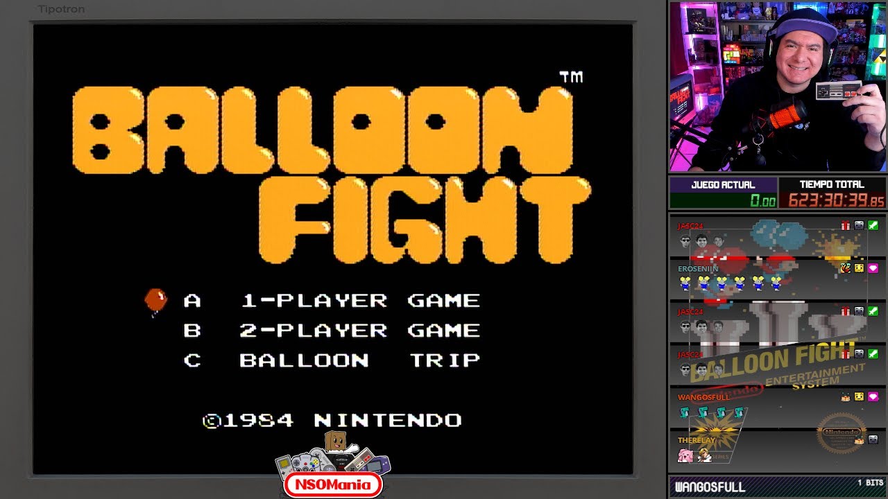 #91 - Balloon Fight (Nintendo) | NSOMania - YouTube