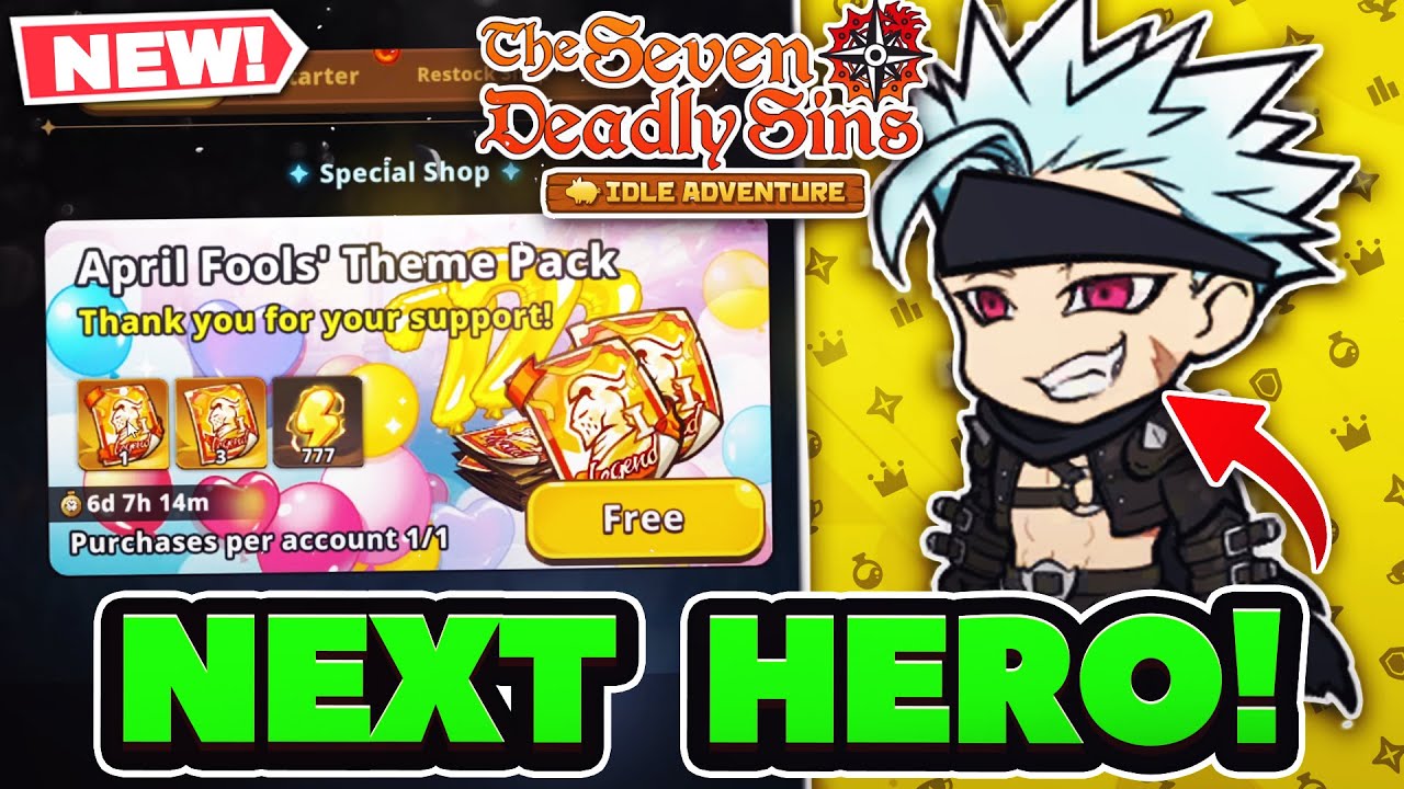 FREE APRIL FOOLS CODE AND REWARDS! NEW BAN? | 7DS: Idle Adventure ...