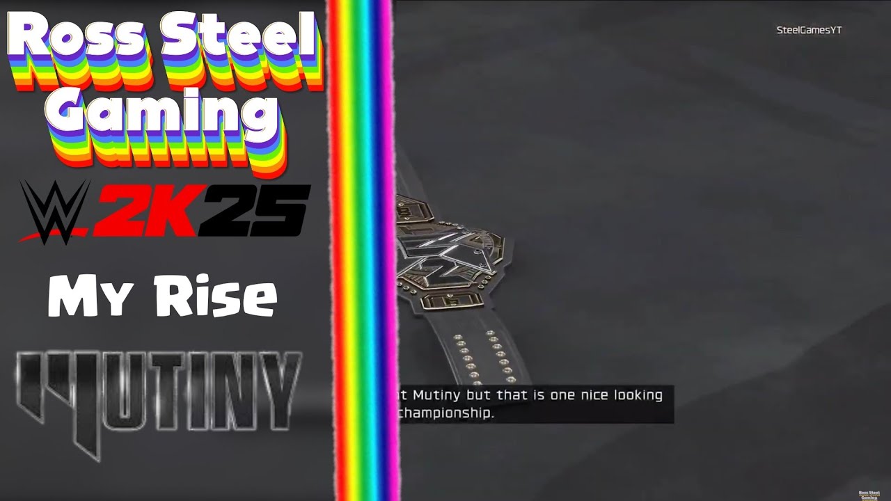 WWE 2K25 My Rise New NXT Mutiny Champion - YouTube