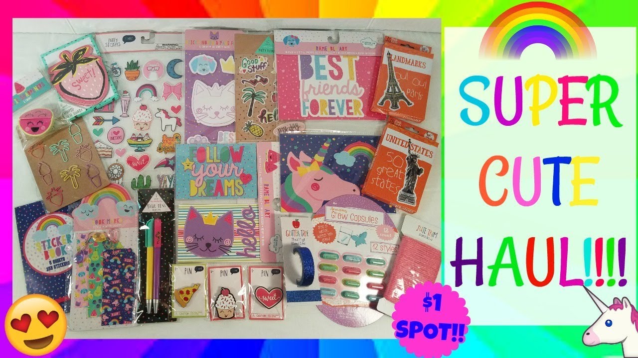 SUPER CUTE TARGET HAUL!!!! 😍🦄🌈🍉🍕🌵🎯 - YouTube