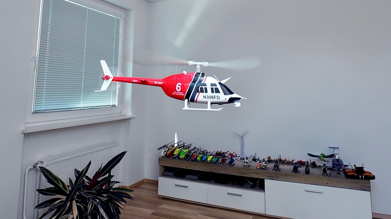 MD500 & Bell 206 Helicopters | Two Indoor Flights | RC ERA - YouTube