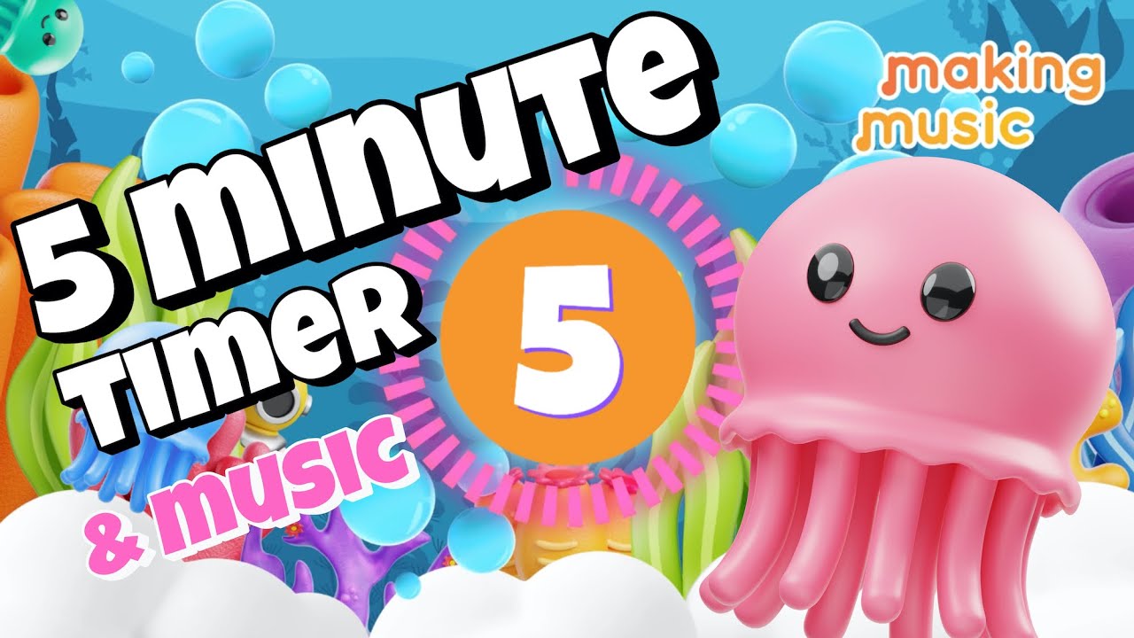 5 MINUTE TIMER | Under the Sea Classroom Timer 🌊 | Engaging & Calming ...
