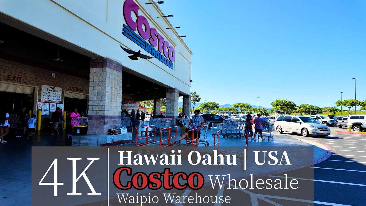 4K Costco Waipi Walking Video | Hawaii oahu USA - YouTube