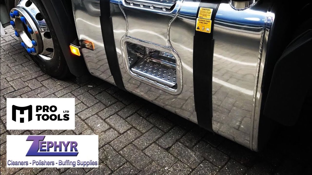 Zephyr Pro40 metal polish & MH Tools air polisher. Fuel Tank polishing ...