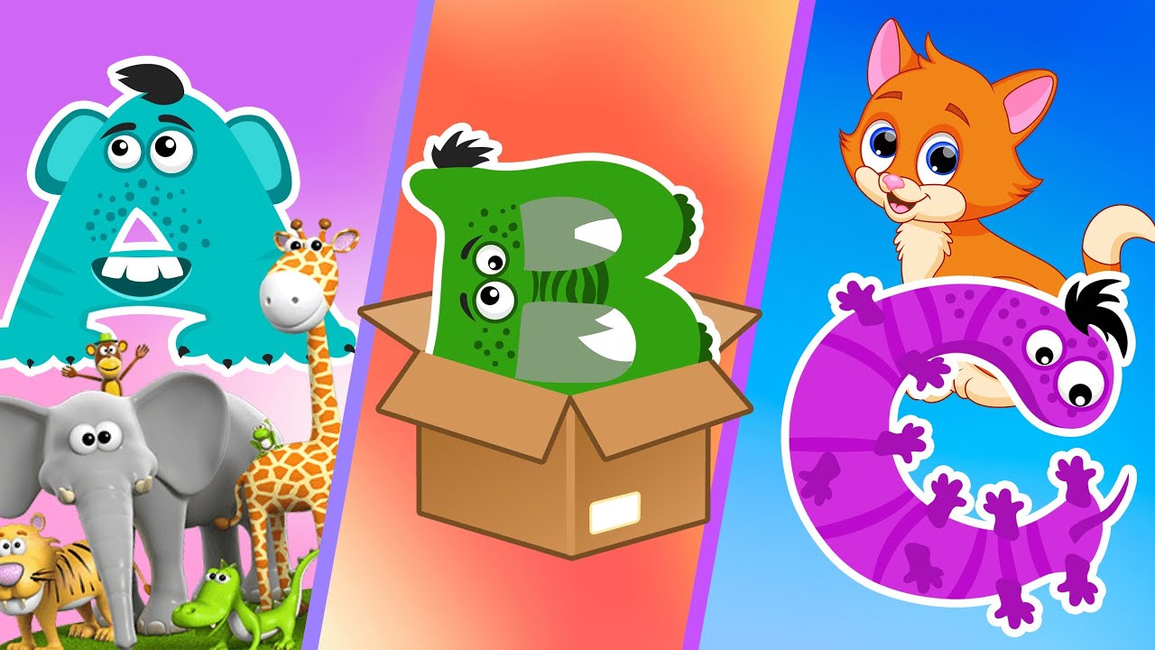 ABC learning for toddlers. Phonics song - Nursey Rhymes for kids. ABCD ...