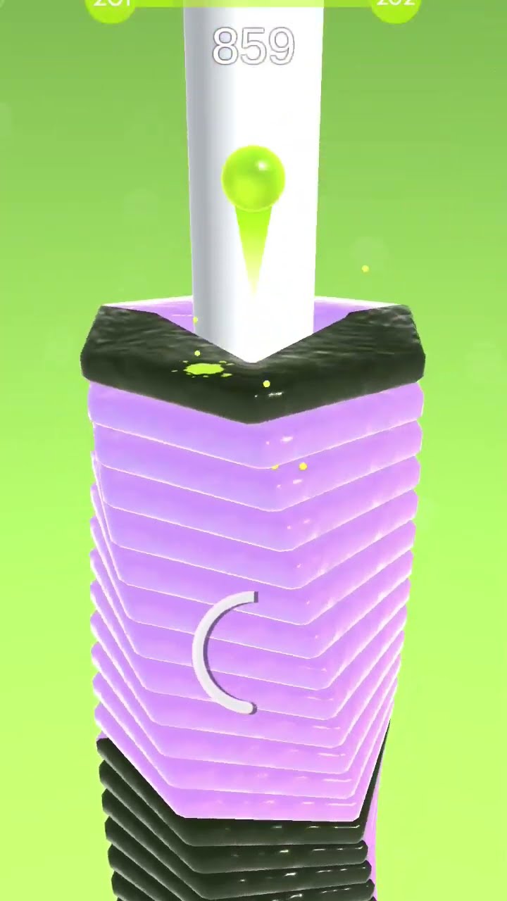 Satisfying video stack ball ||Stack ball Level-201#satisfyingvideo #relaxing#trendingshort # ...