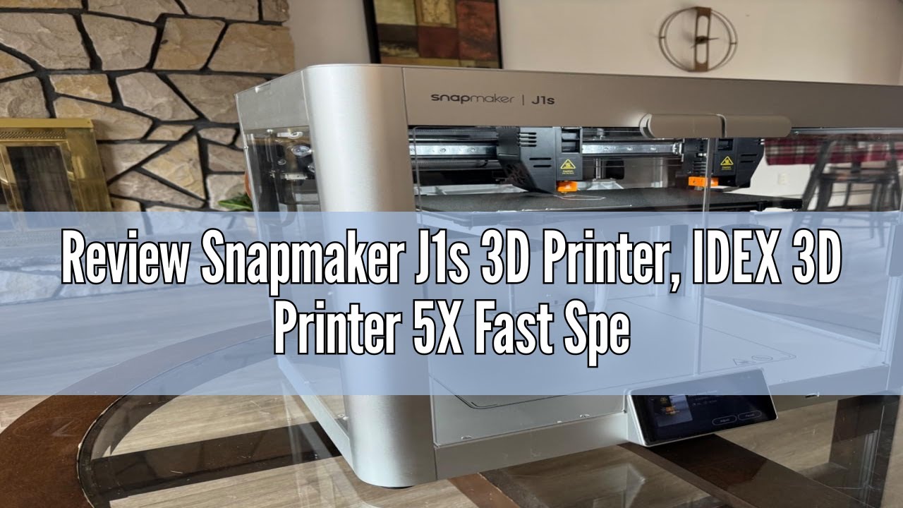 Review Snapmaker J1s 3D Printer, IDEX 3D Printer 5X Fast Speed, FDM 3D Printers with Independent ...