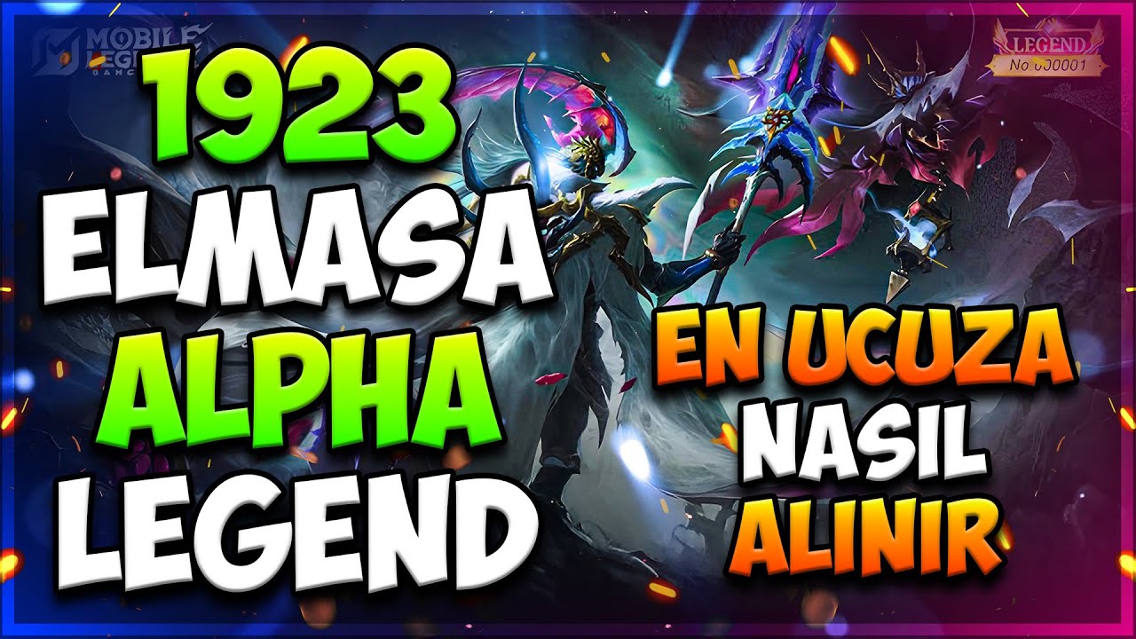 BEDAVAYA ALPHA LEGENDS NASIL ALINIR ? SADECE 1923 ELMAS EN UCUZ YÖNTEM | MOBİLE LEGENDS - YouTube