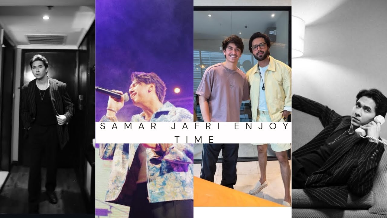 Samar jafri enjoy time | samar jafri new look | samar jafri nice actor ...