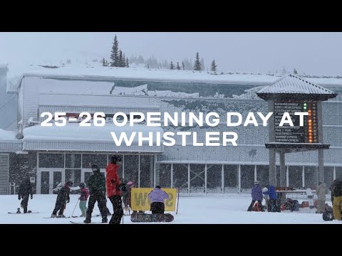 Whistler Opening Weekend 2025 | First Day Skiing - YouTube