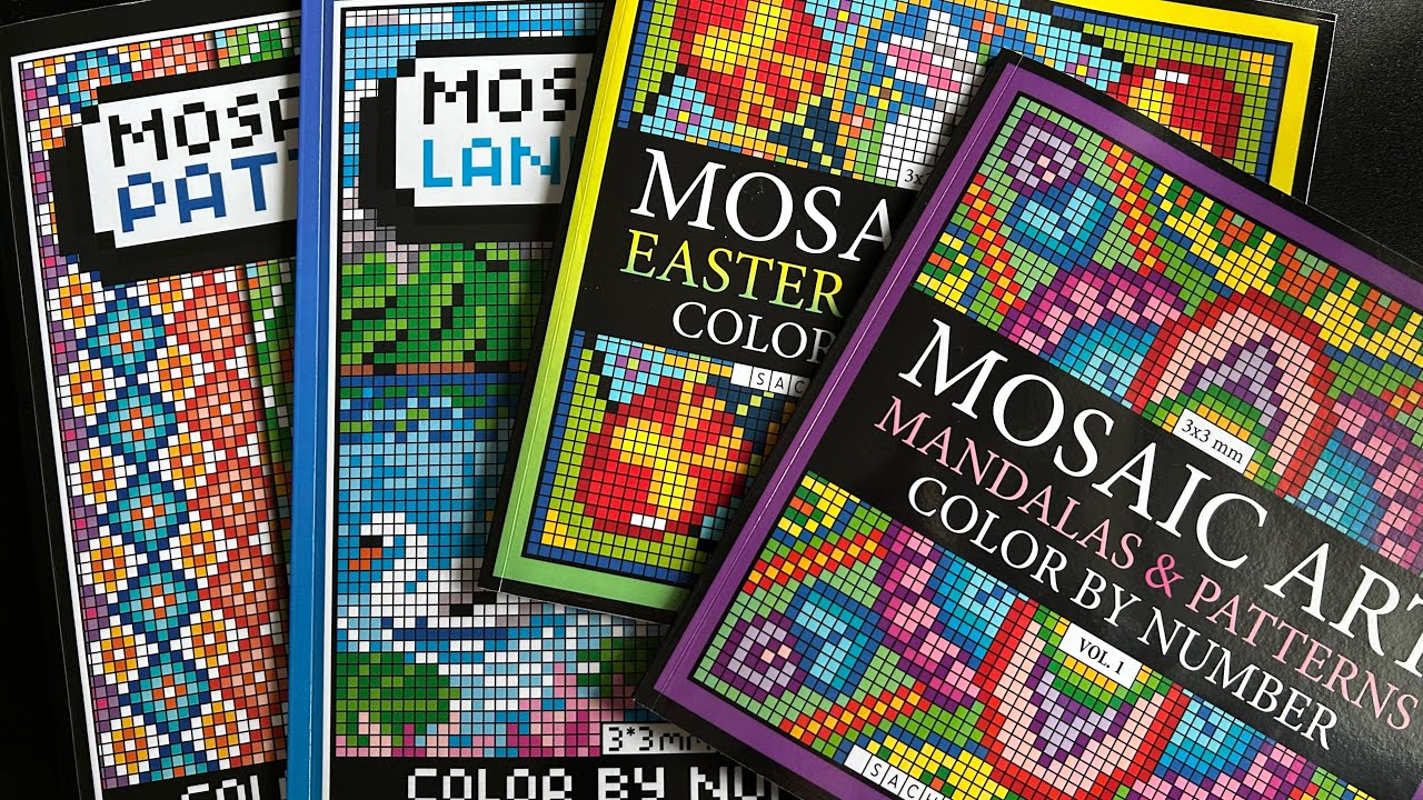 Mosaic Art Mandalas & Patterns - Color By Number | By Sachin Sachdeva ...