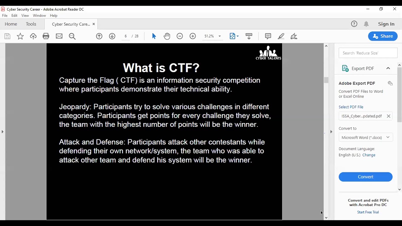 W-CS Pre-CTF Training Session - YouTube