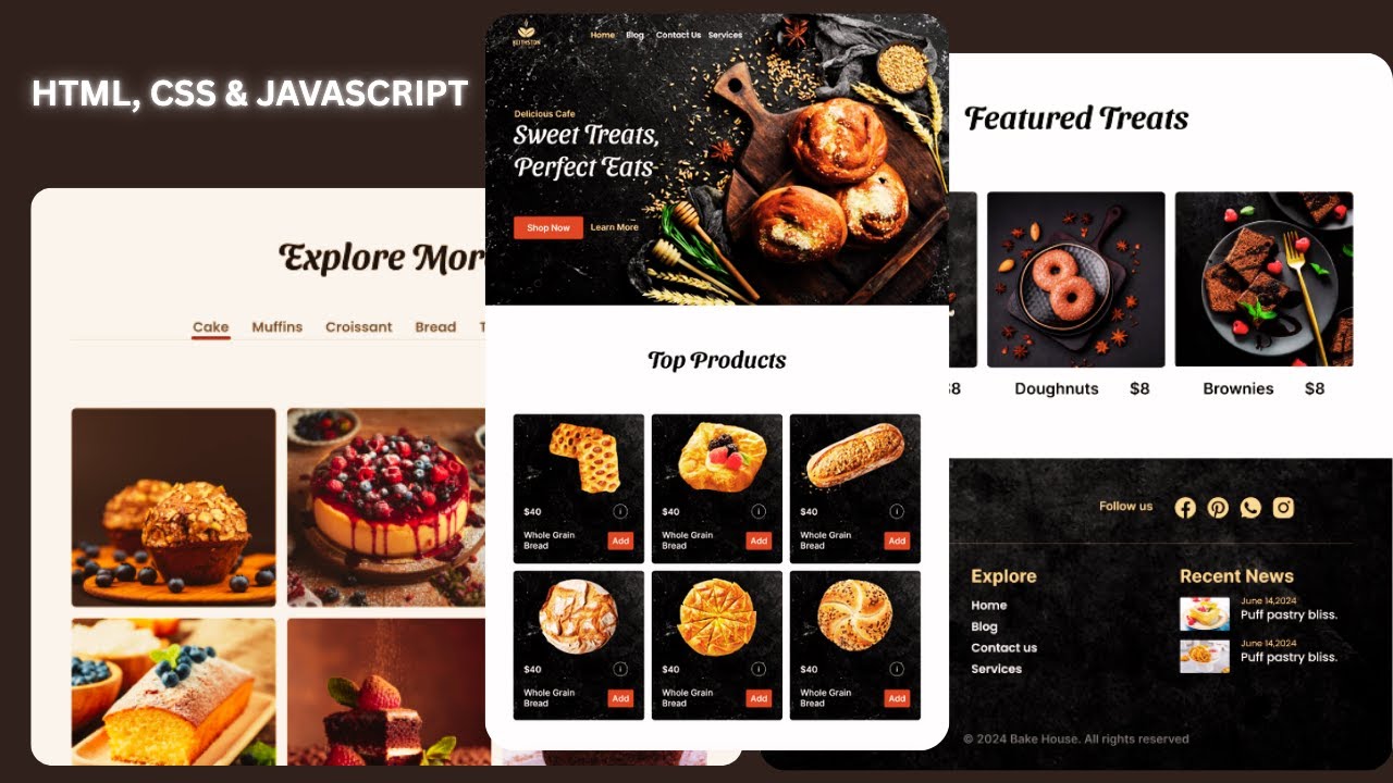 How To Make Ecommerce Website Using HTML And CSS Step By Step | Create e-Commerce Website - YouTube