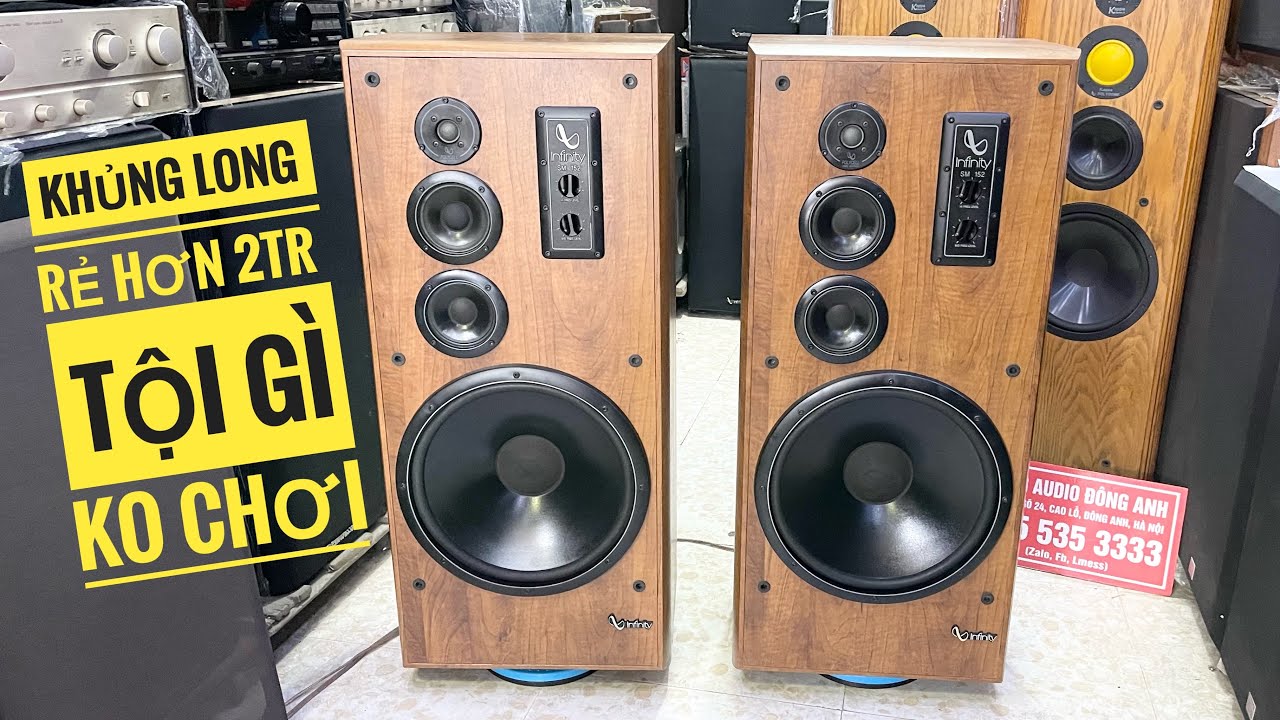 Loa Infinity Sm152 khủng long bạo chúa bass 40,zin đẹp xuất sắc,chất âm ...