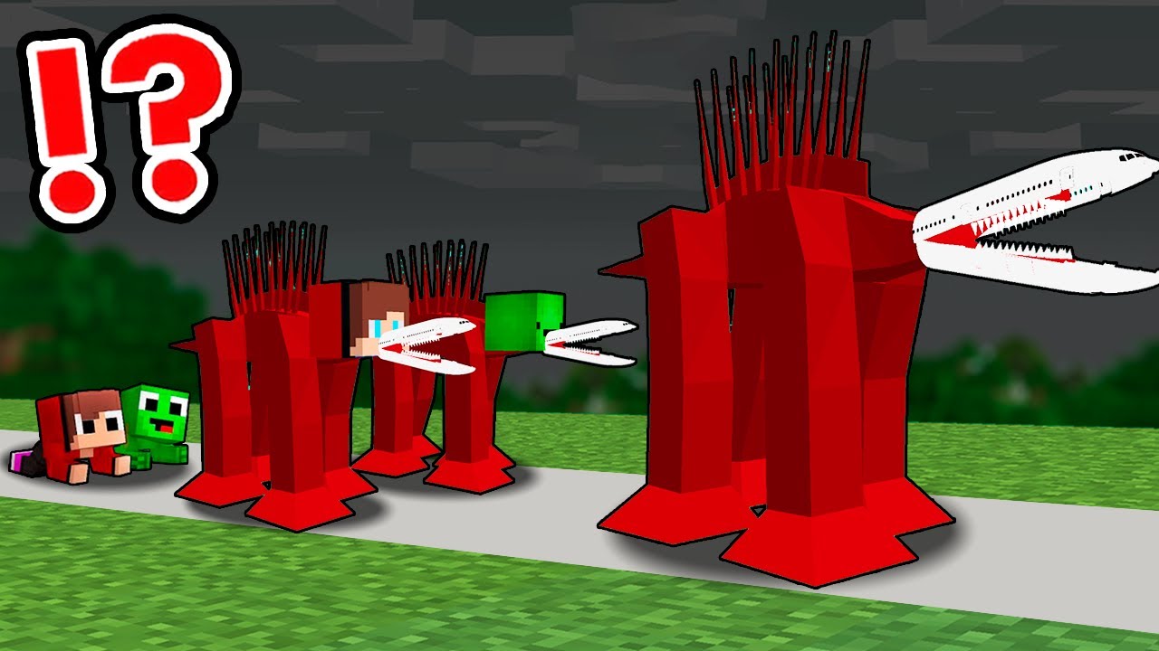 Mikey and JJ LIFE CYCLE to INFECTED SKY Evolution in Minecraft - Maizen ...