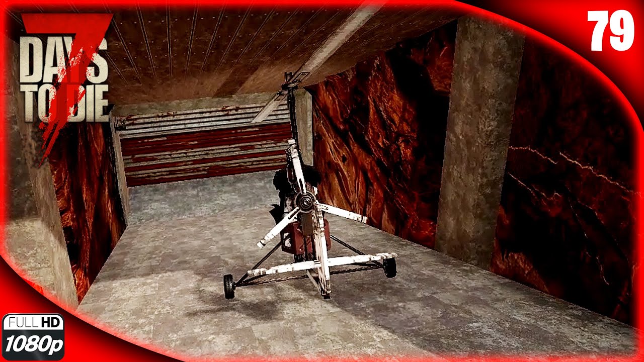 GARAGEM DO BUNKER CONSTRUÍDA - 7 Days To Die Alpha 20 - YouTube