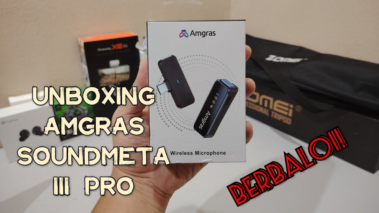 Amgras Soundmeta iii Pro wireless microphone yang berbaloi! - YouTube