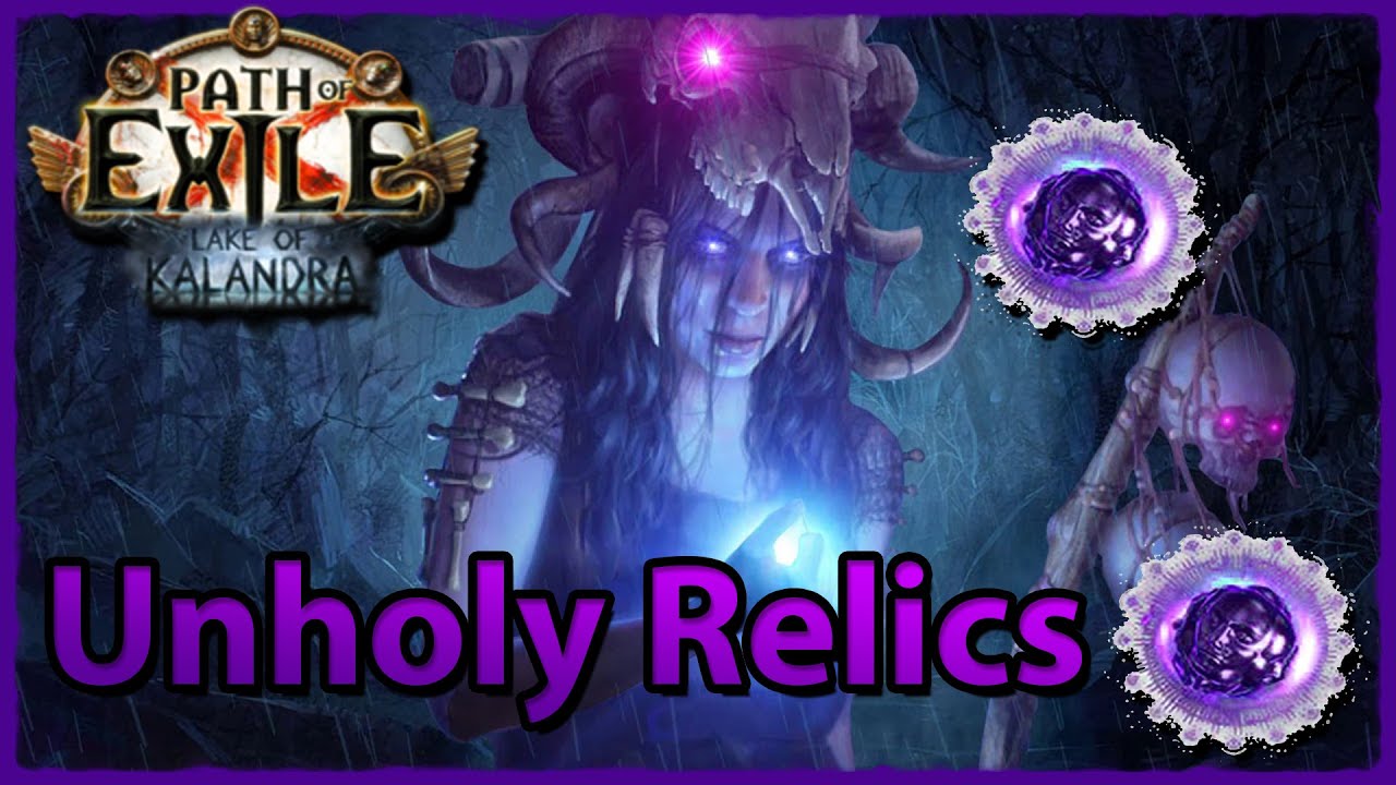 [PoE 3.19] UnHoly Relics | Occultist Holy Relics - YouTube