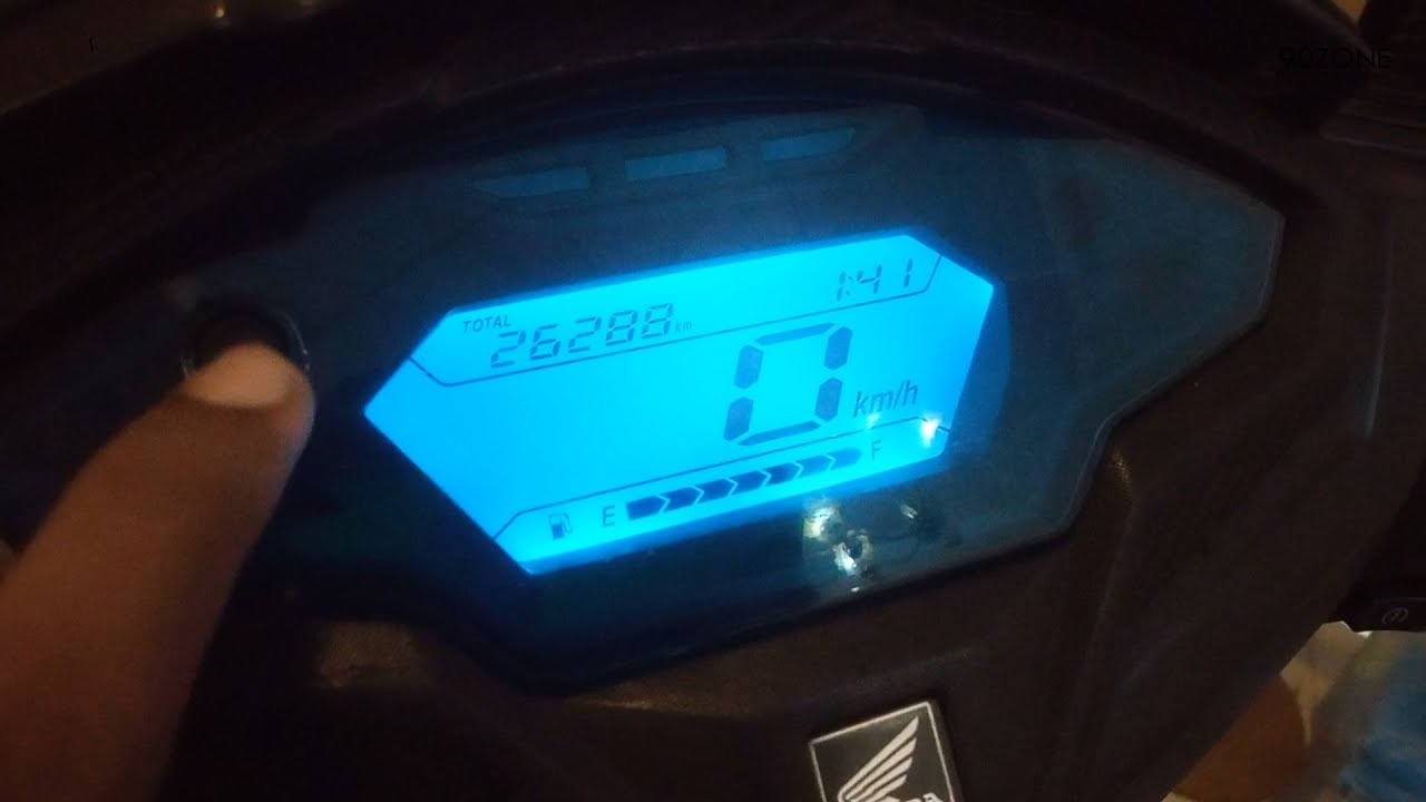 Honda Dio DX Bike Digital Meter Time Adjust Scooter - YouTube