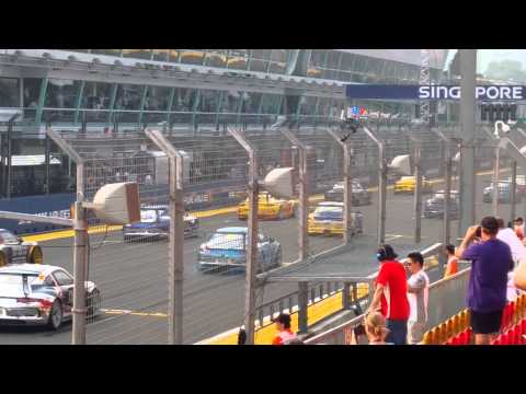 Formula 1 2014 Singapore GP Porsche Carrera Asia Cup (3 of 4) Final Start