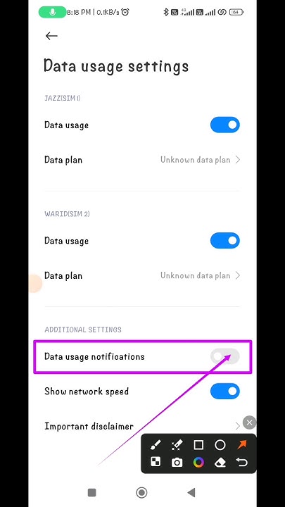 How to Enable Data usage notifications in Redmi | Daily data usage setting #shorts - YouTube
