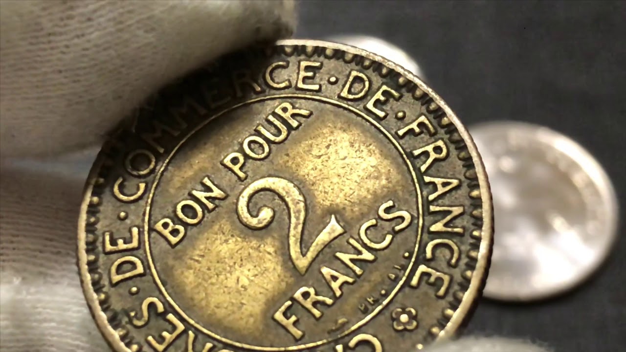 1922 France Franc coin - YouTube
