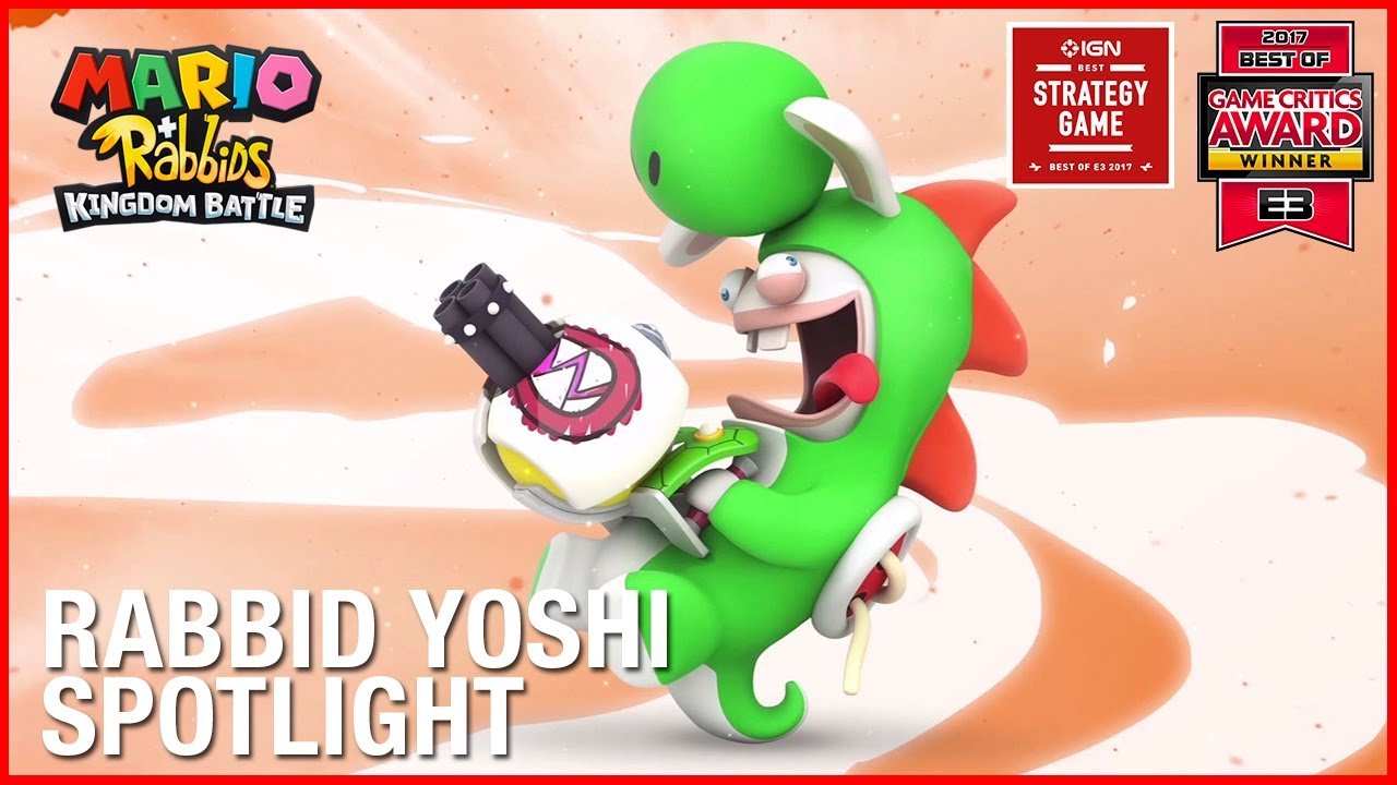 Mario + Rabbids Kingdom Battle: Rabbid Yoshi Spotlight | Gameplay ...