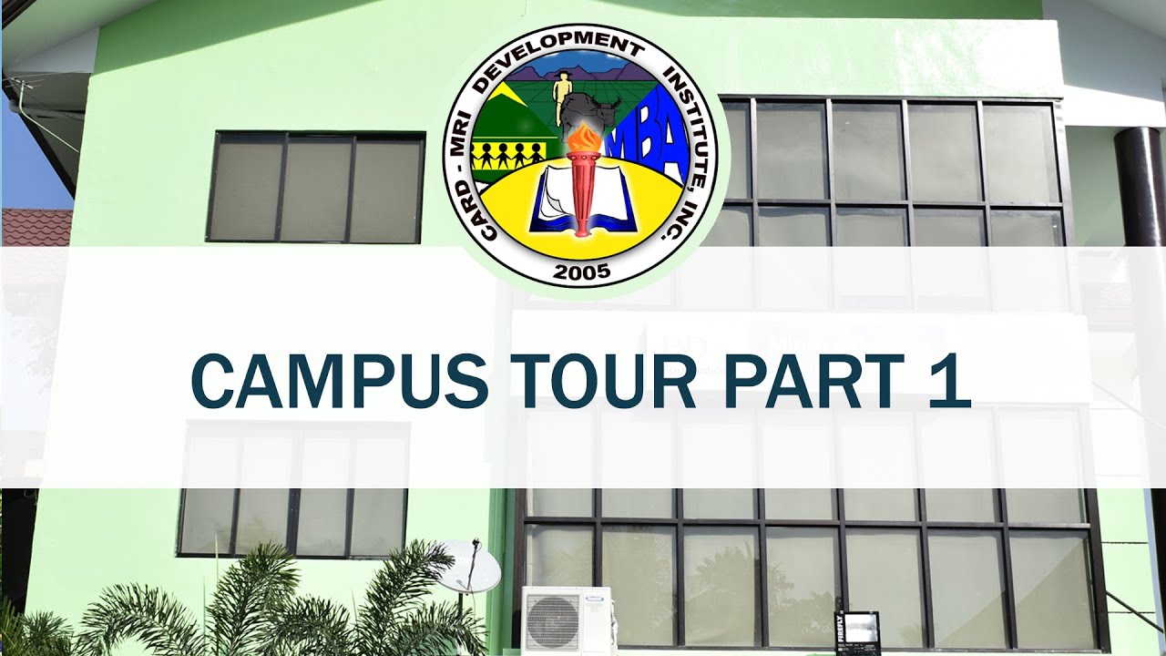 CMDI Tagum Campus Tour - YouTube