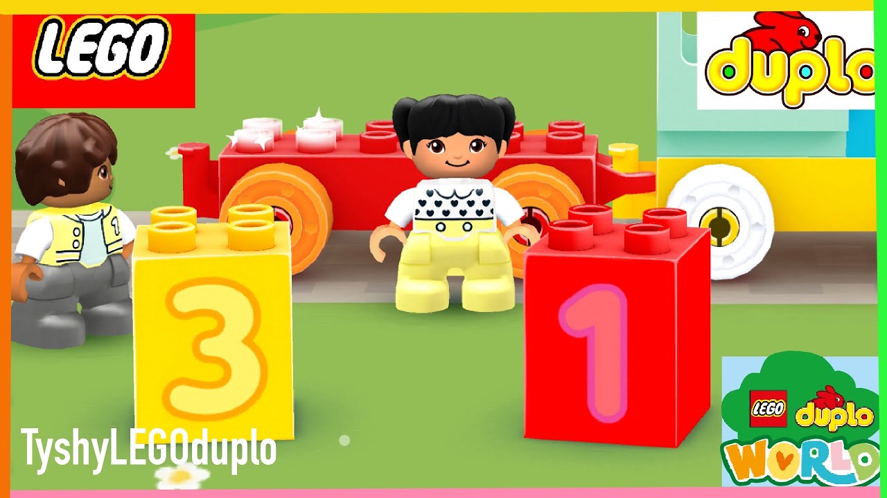 🐝 Duplo world | LEGO duplo number train | counting numbers - YouTube