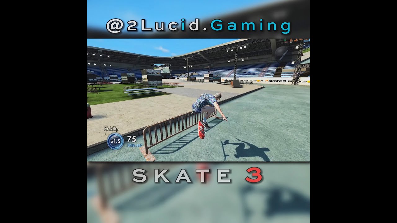 SKATE 3 Gameplay: Maloof Money Cup (skate park) | Kickflip + Darkslide ...