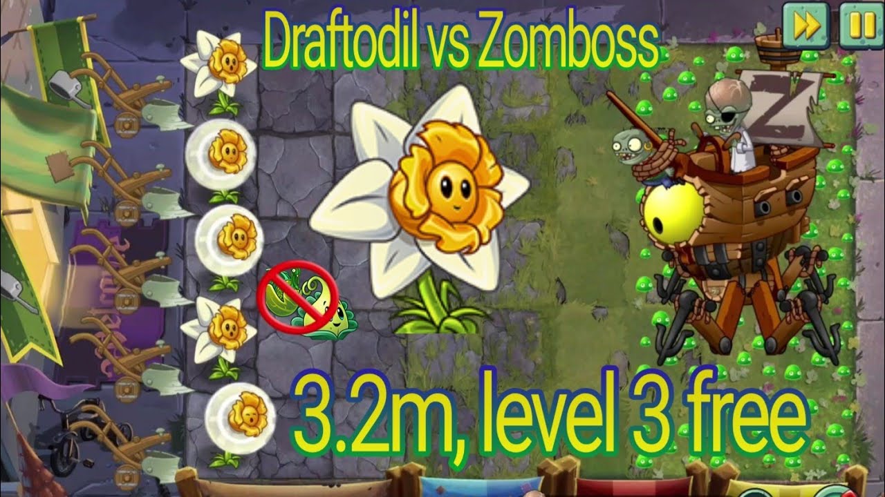 Plants vs Zombies 2 Arena Week 163, 3.2m level 3 free No Turkey-pult ...