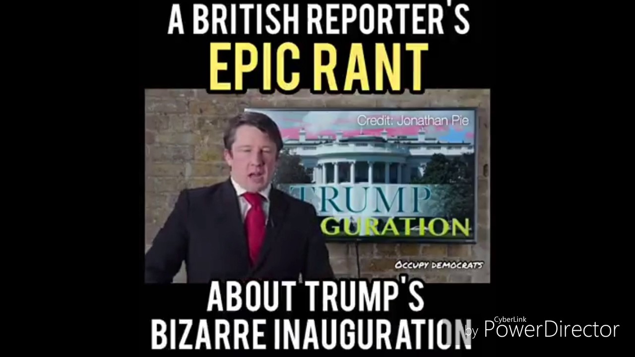 British reporter epic rant about Trump's inauguration. - YouTube