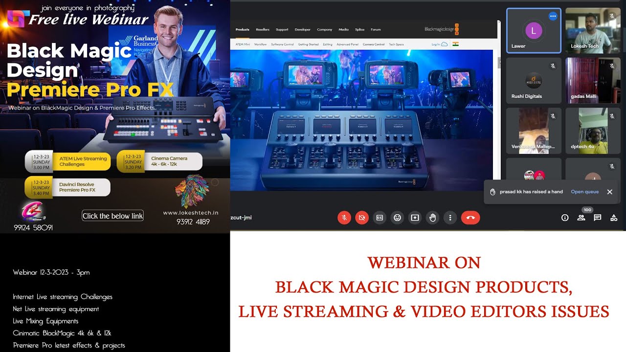 Black Magic Design Products Webinar - YouTube