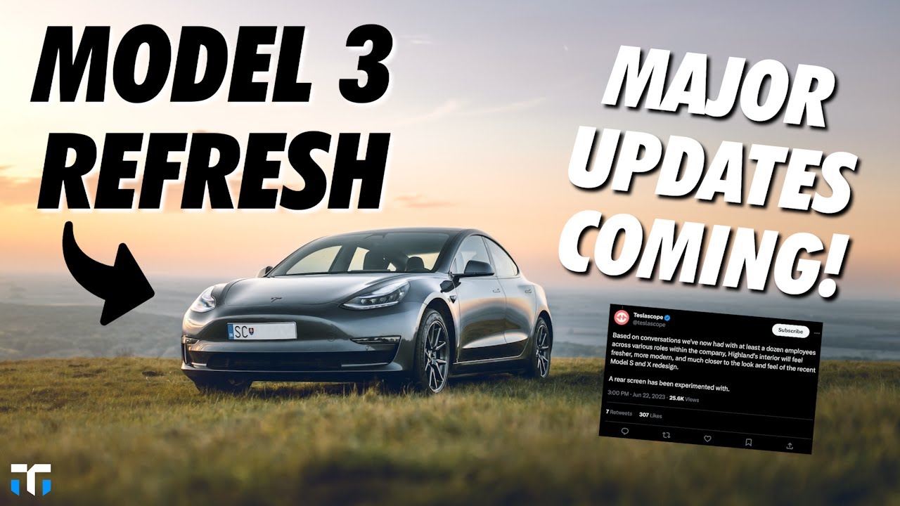 Tesla Model 3 Project Highland MASSIVE Upgrades CONFIRMED! - YouTube