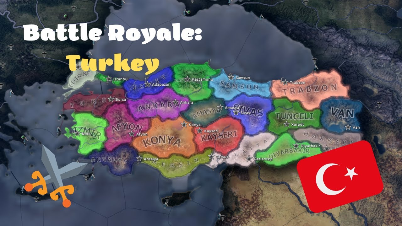 Battle Royale: Turkey - Hoi4 Timelapse - YouTube