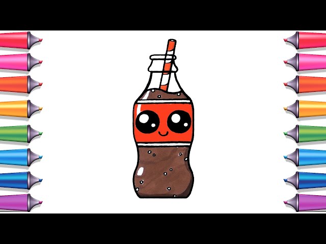 Coke Plastic Bottle Drawing