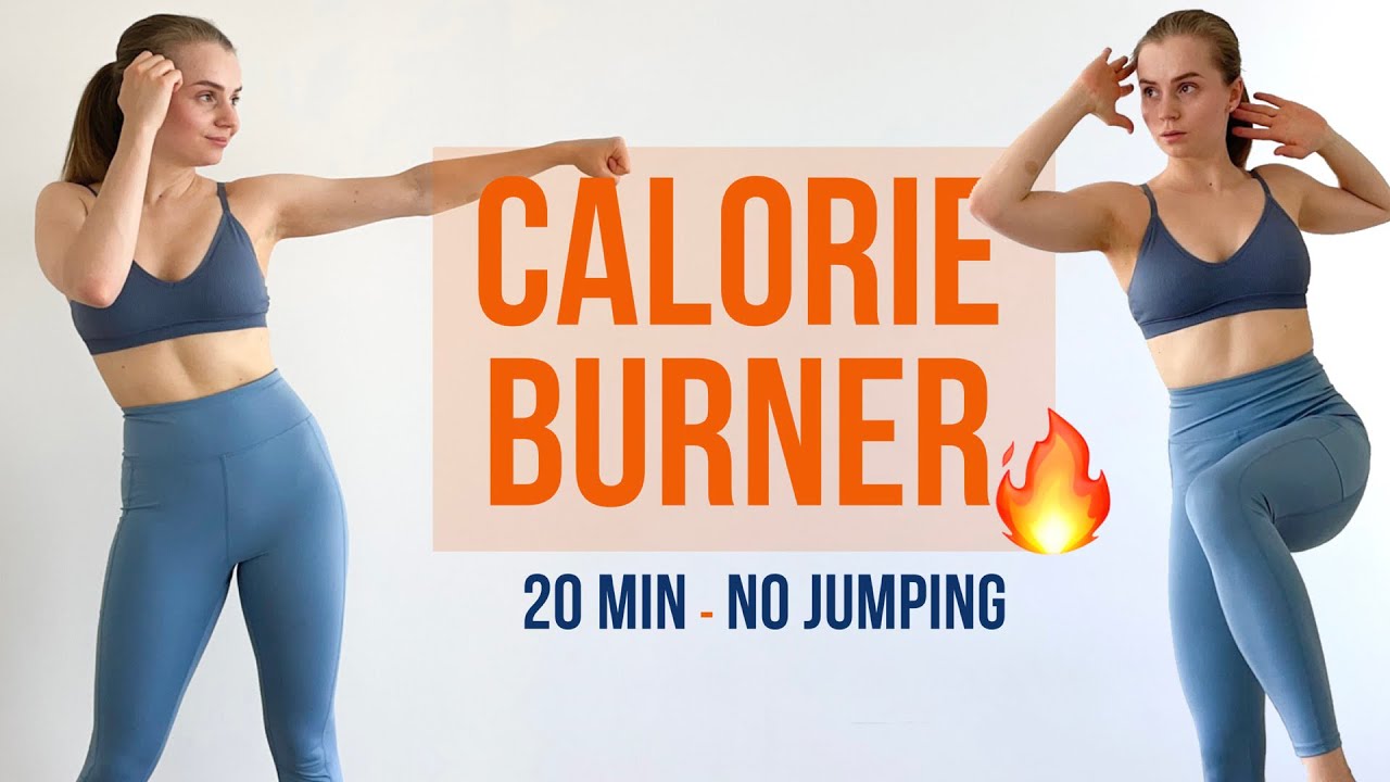20 min CALORIE BURNER WORKOUT - BEGINNER FRIENDLY CARDIO HOME WORKOUT ...