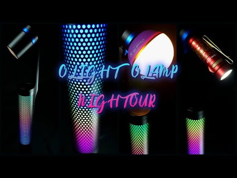 Olight Olamp Nightour Debut/Review (Warning: flashing lights) - YouTube