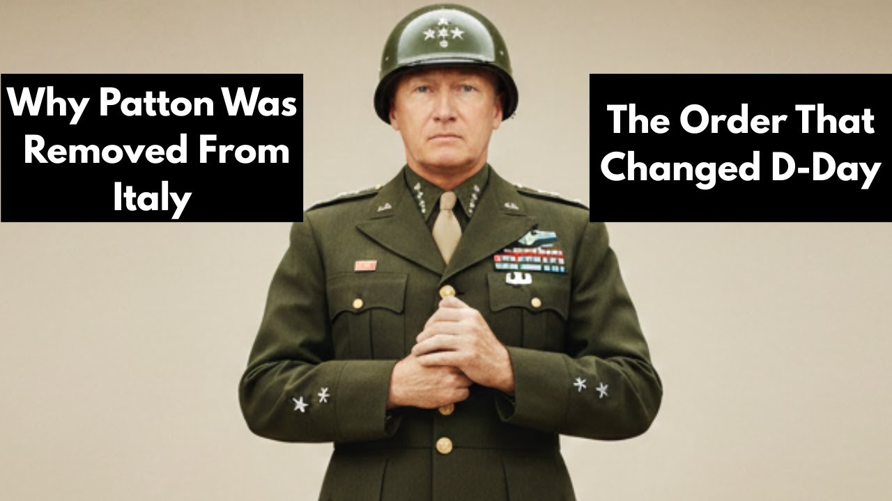 Why Patton Was Removed From Italy The Order That Changed D Day - YouTube