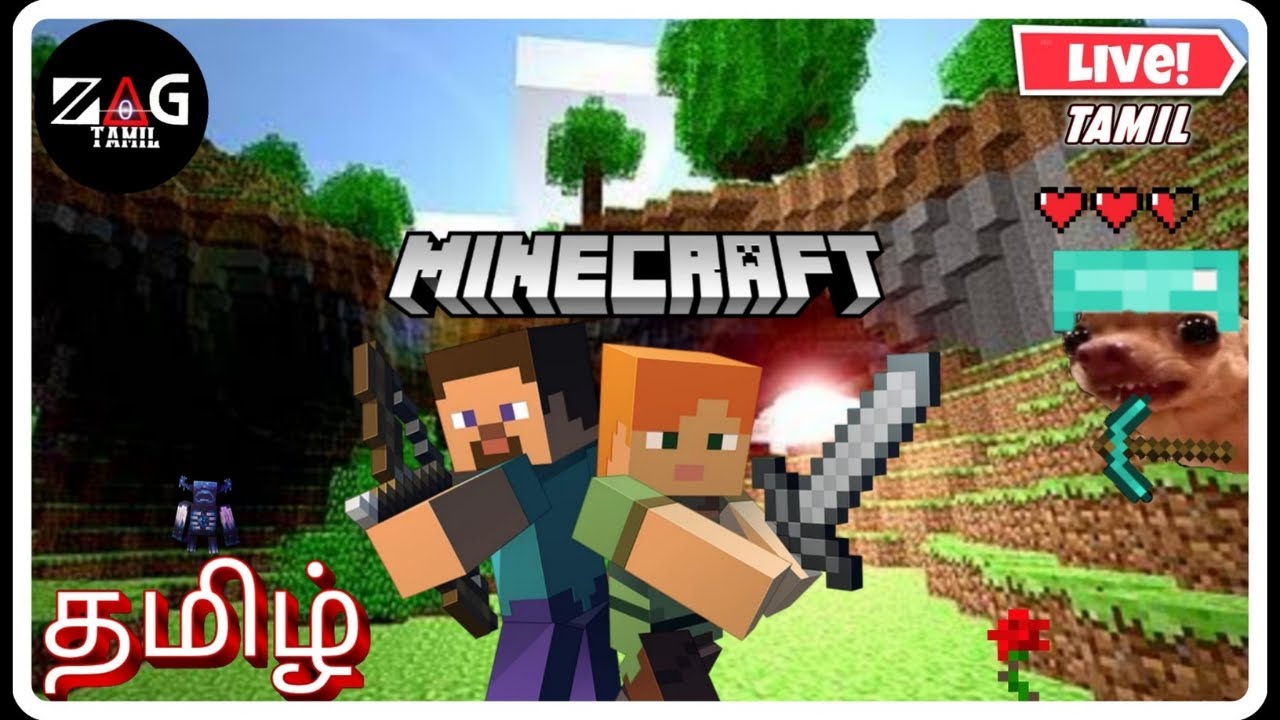 Minecraft Tamil Live Stream Part 3 | ZERO∆GAMINGTAMIL #pcgame # ...