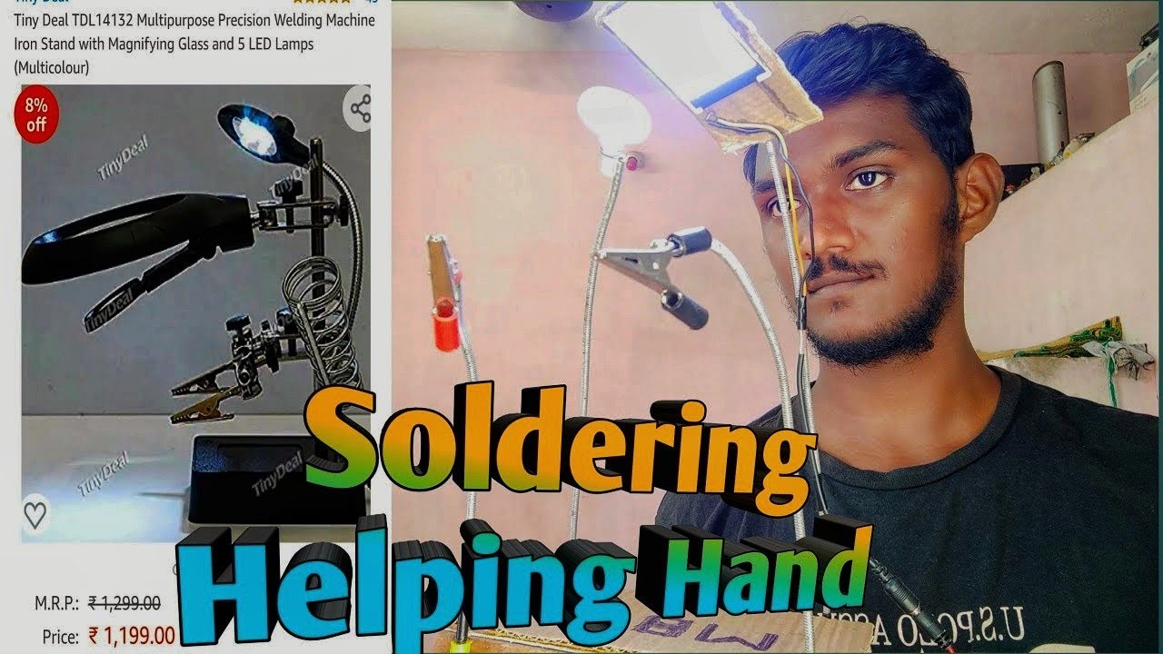 How To Make Third Hands At Home | Soldering Helping Hand | Workbench ...